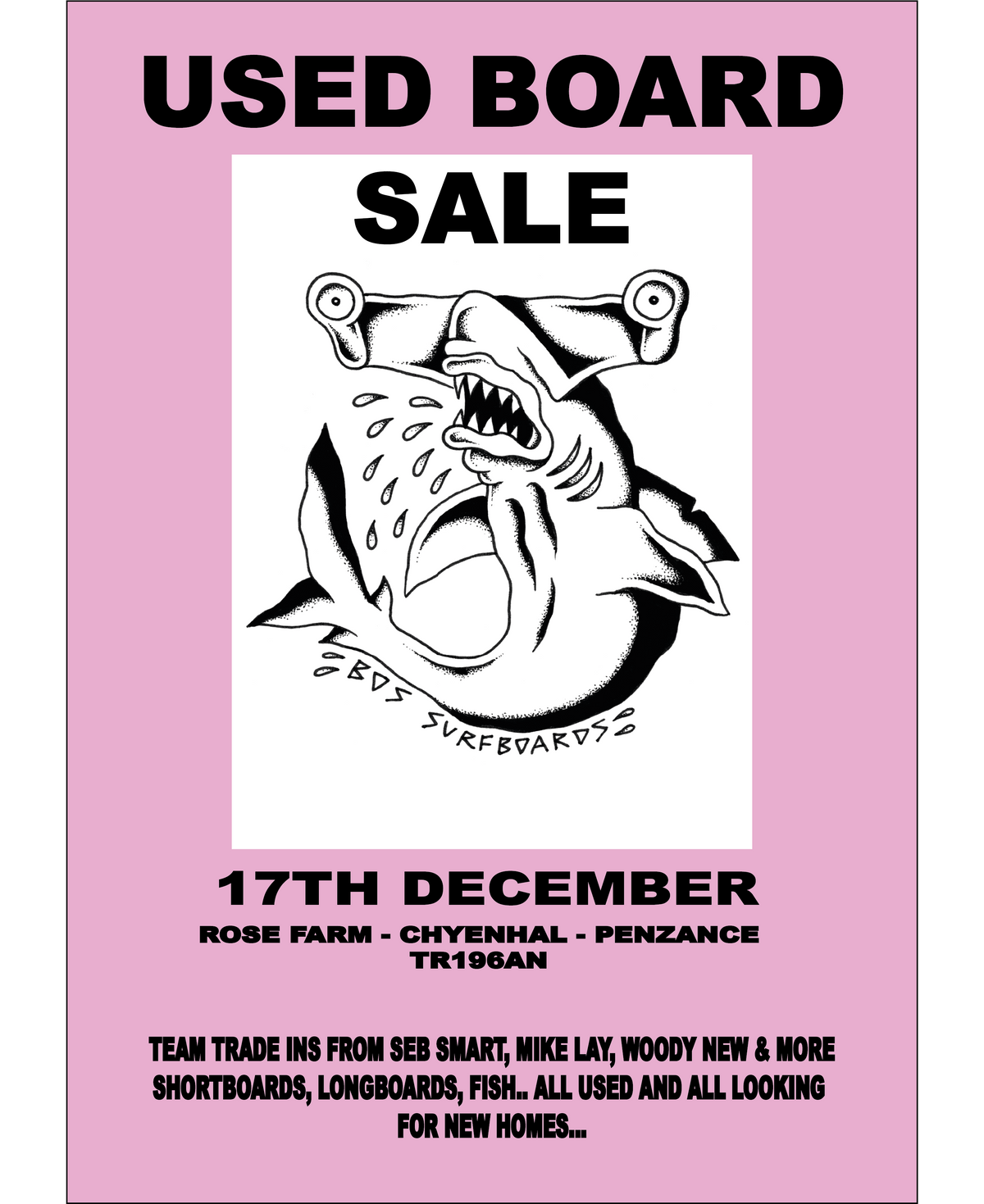 USED BOARD SALE... – BOS SURFBOARDS