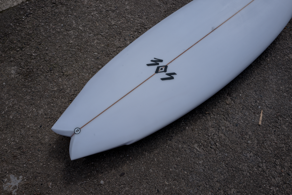 Twin Pin 5'10 Surfboard | Sand Finish Surfboard | BOS SURFBOARDS – BOS ...